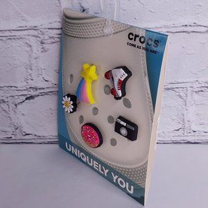 CROCS | Accessories | Jibbitz Crocs Charms Uniquely You Retro 5piece ...